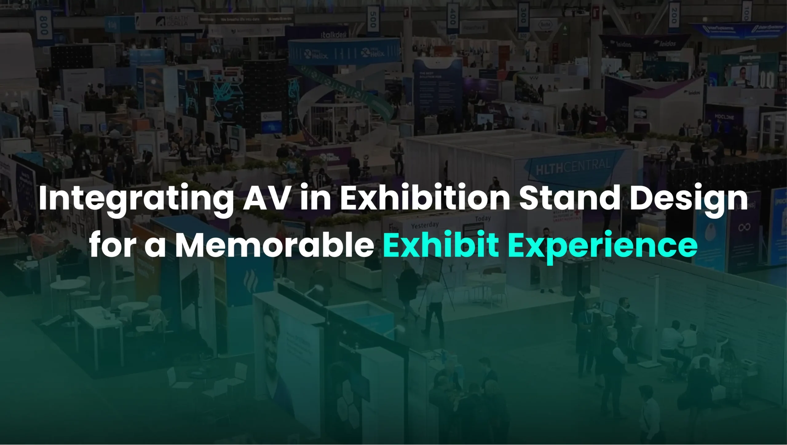 AV Integration in Exhibition Stand Design